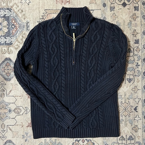 Chaps | Sweaters | Vintage Chaps Cable Knit Sweater | Poshmark